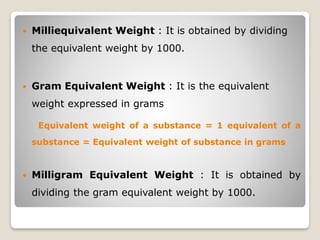 Volumetric Analysis Power Point Presenation | PPT