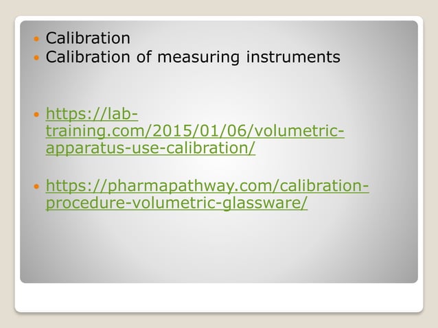 Volumetric Analysis for higher education | PPT