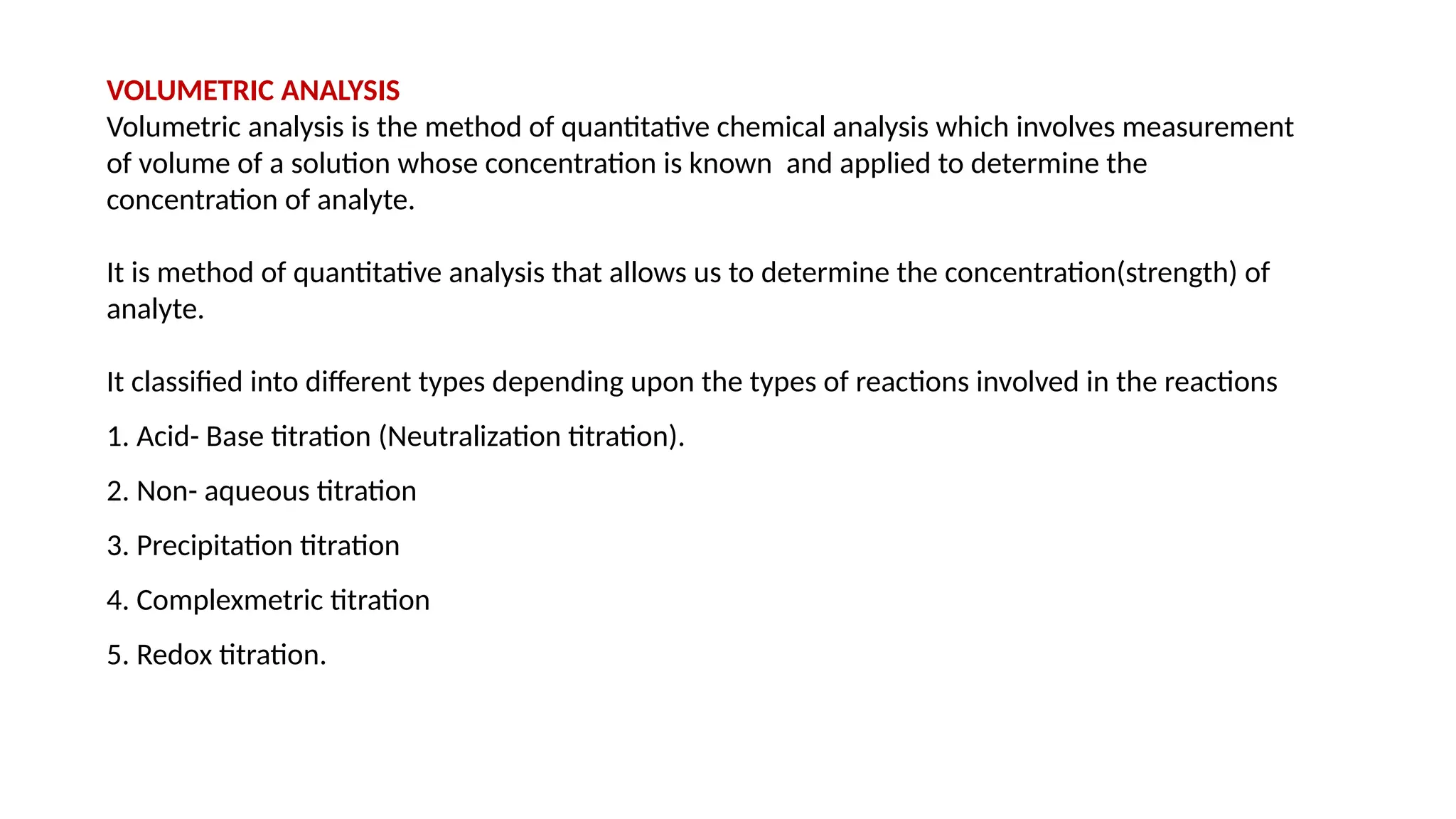 Volumetric analysis Pharmaceutical Chemistry.pptx