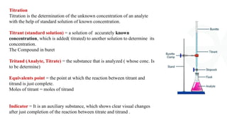 Volumetric analysis Pharmaceutical Chemistry.pptx
