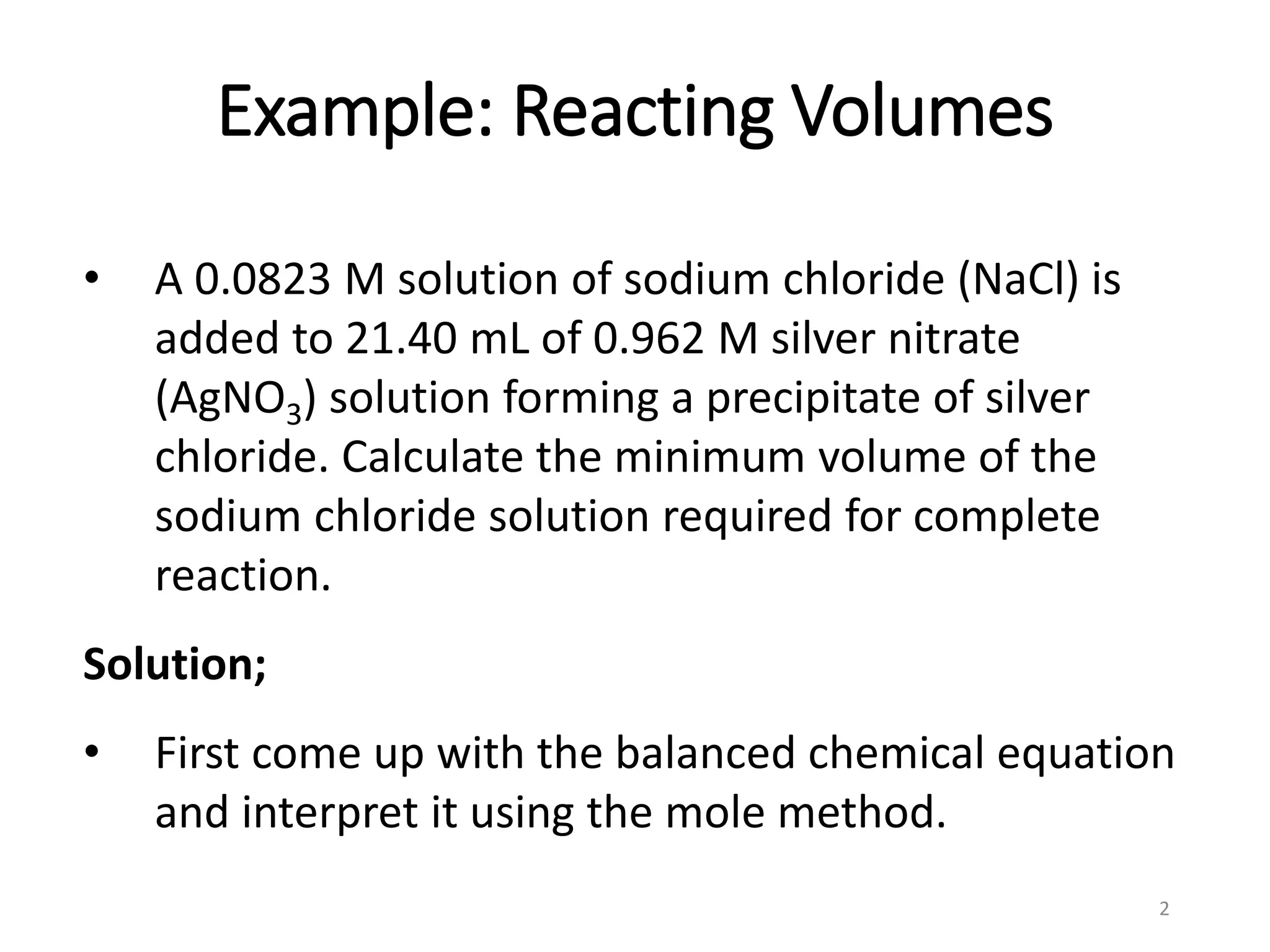Chemistry Volumetric analysis_ Titration | PDF