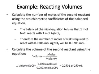 Chemistry Volumetric analysis_ Titration | PPT