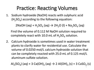 Chemistry Volumetric analysis_ Titration | PPT