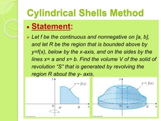 Volume using cylindrical shells ppt | PPT