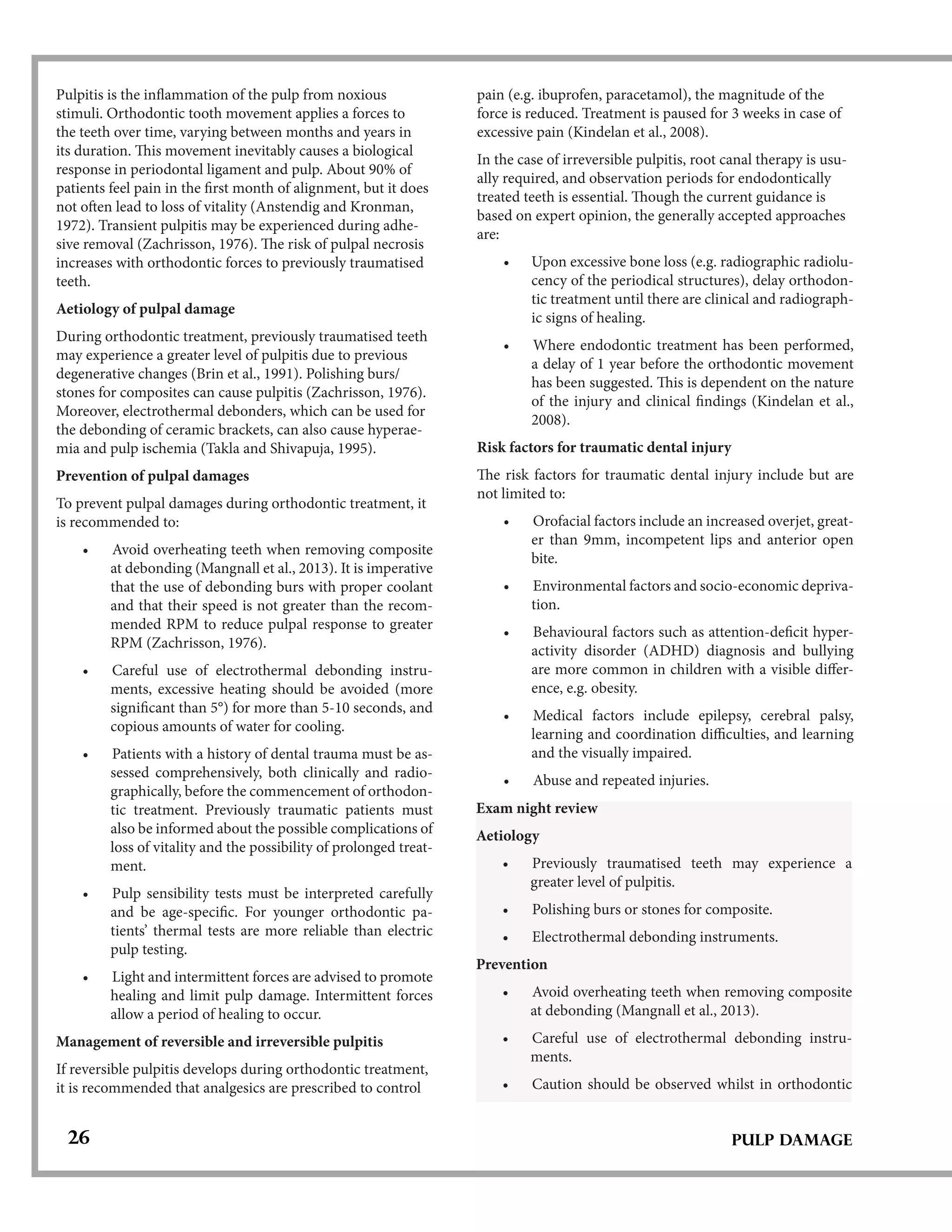 Volume 5: BENEFITS AND IATROGENIC EFFECTS OF ORTHODONTIC TREATMENT ...