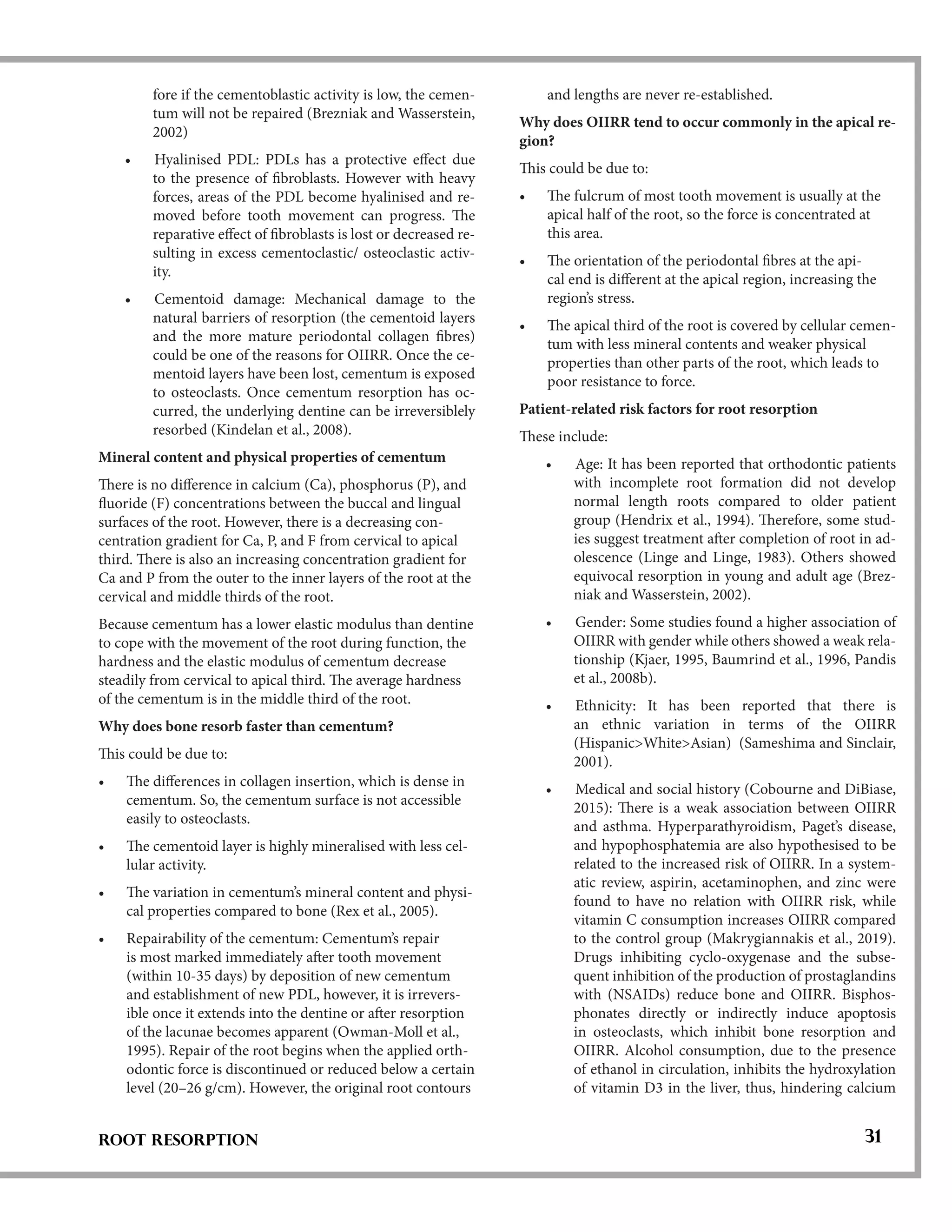 Volume 5: BENEFITS AND IATROGENIC EFFECTS OF ORTHODONTIC TREATMENT ...