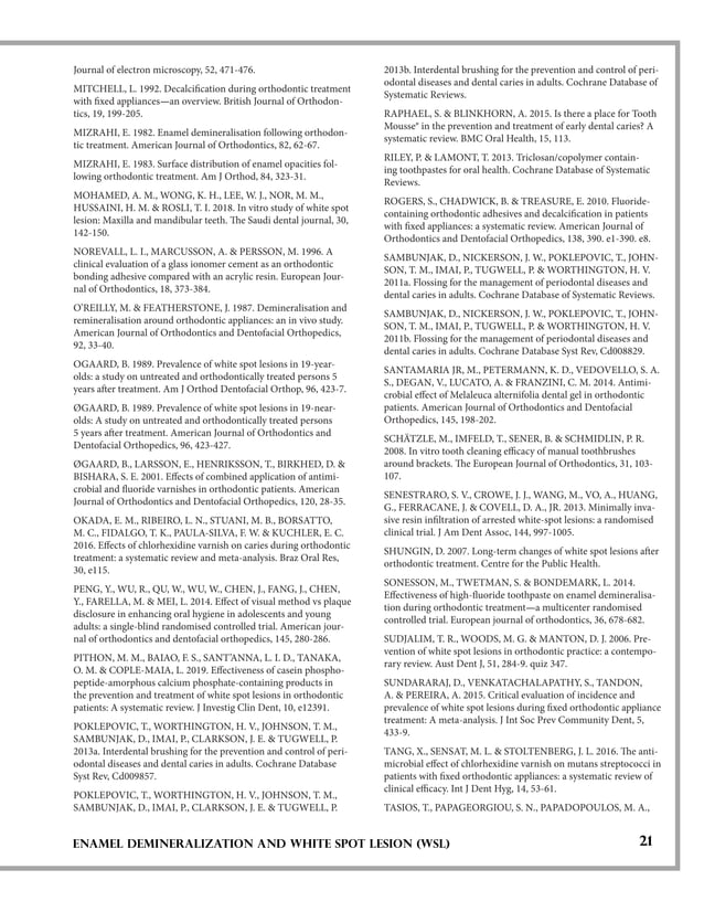 Volume 5: BENEFITS AND IATROGENIC EFFECTS OF ORTHODONTIC TREATMENT ...