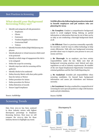 AuthBridge Newsletter Issue 1- Effectiveness of Background Screening Practices | PDF