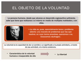 Voluntad humana | PPTX