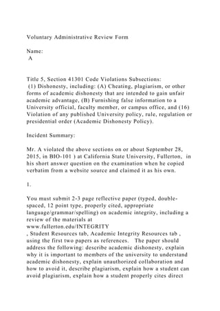 Voluntary Administrative Review FormName A .docx