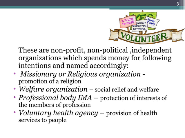 Voluntary health agencies | PPT