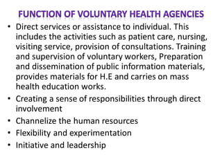 Voluntary health agencies | PDF