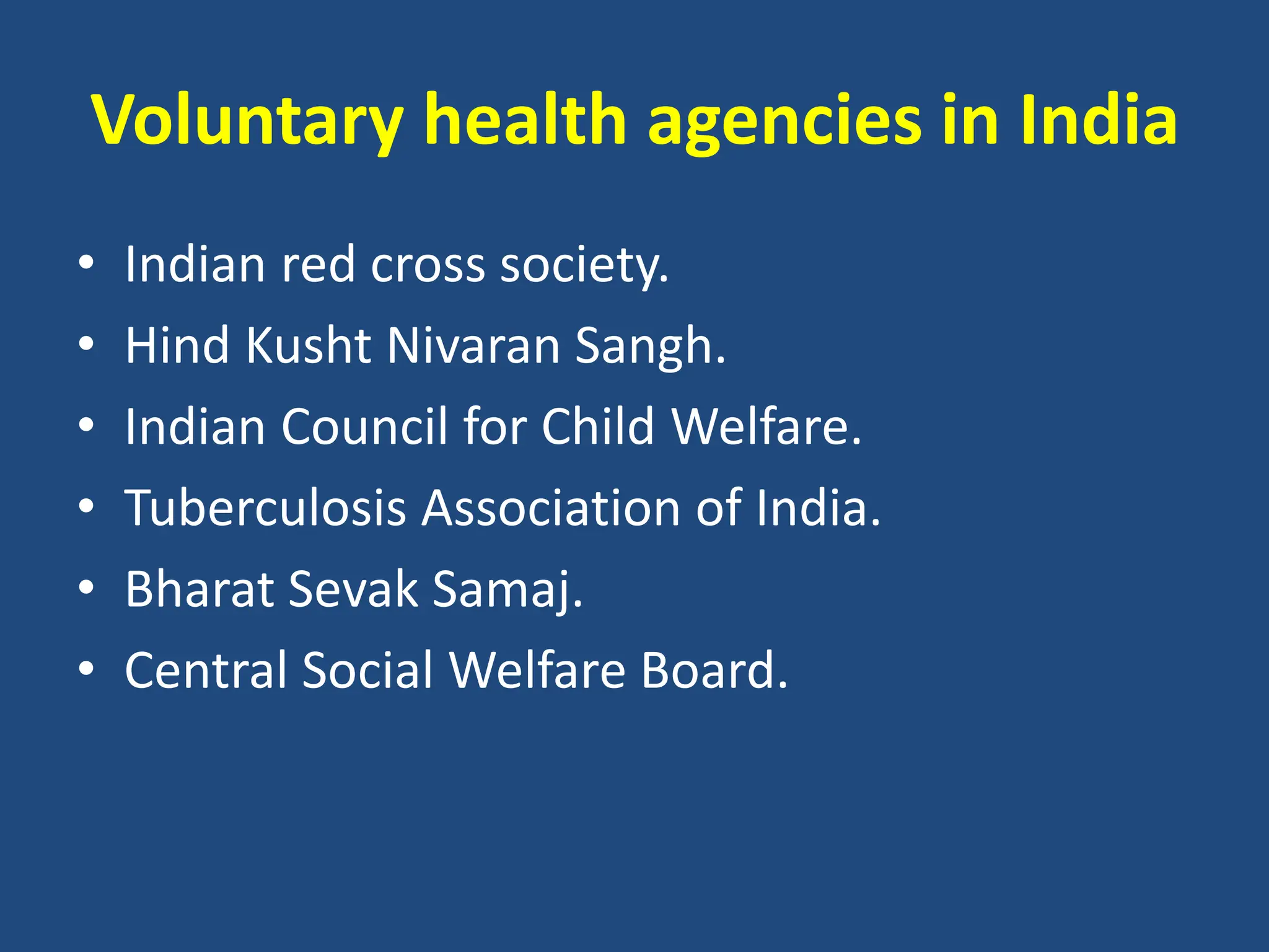 Voluntary Health Agencies.pptx voluntary | PPTX