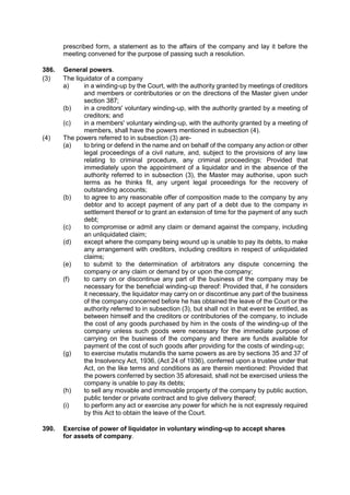 Voluntary Liquidation - 1973 Companies Act | PDF