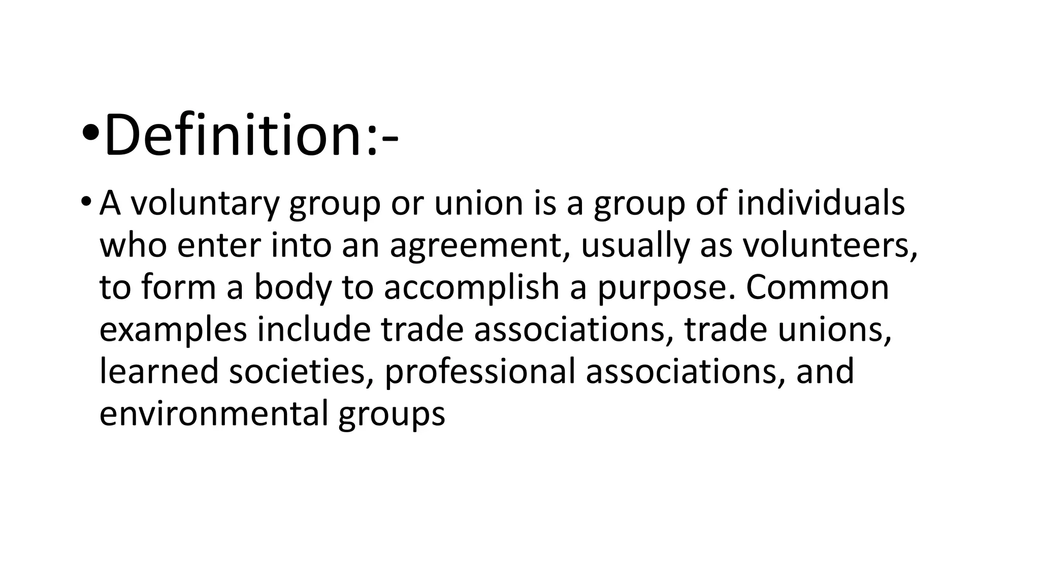 Voluntary organisations (VO) | PPT