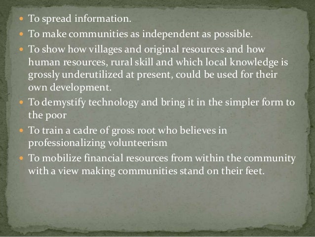 Voluntary organization