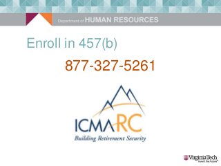 Virginia Tech - New Employee Orientation - Voluntary Retirement Savings Plans | PPT