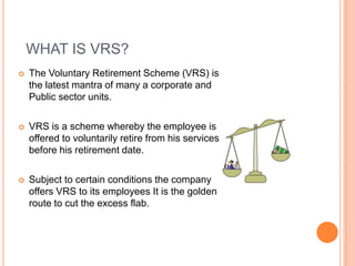 Downsizing and VRS | PPTX