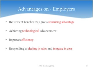 Voluntary retirement scheme | PPT