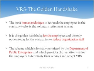Voluntary retirement scheme | PPT