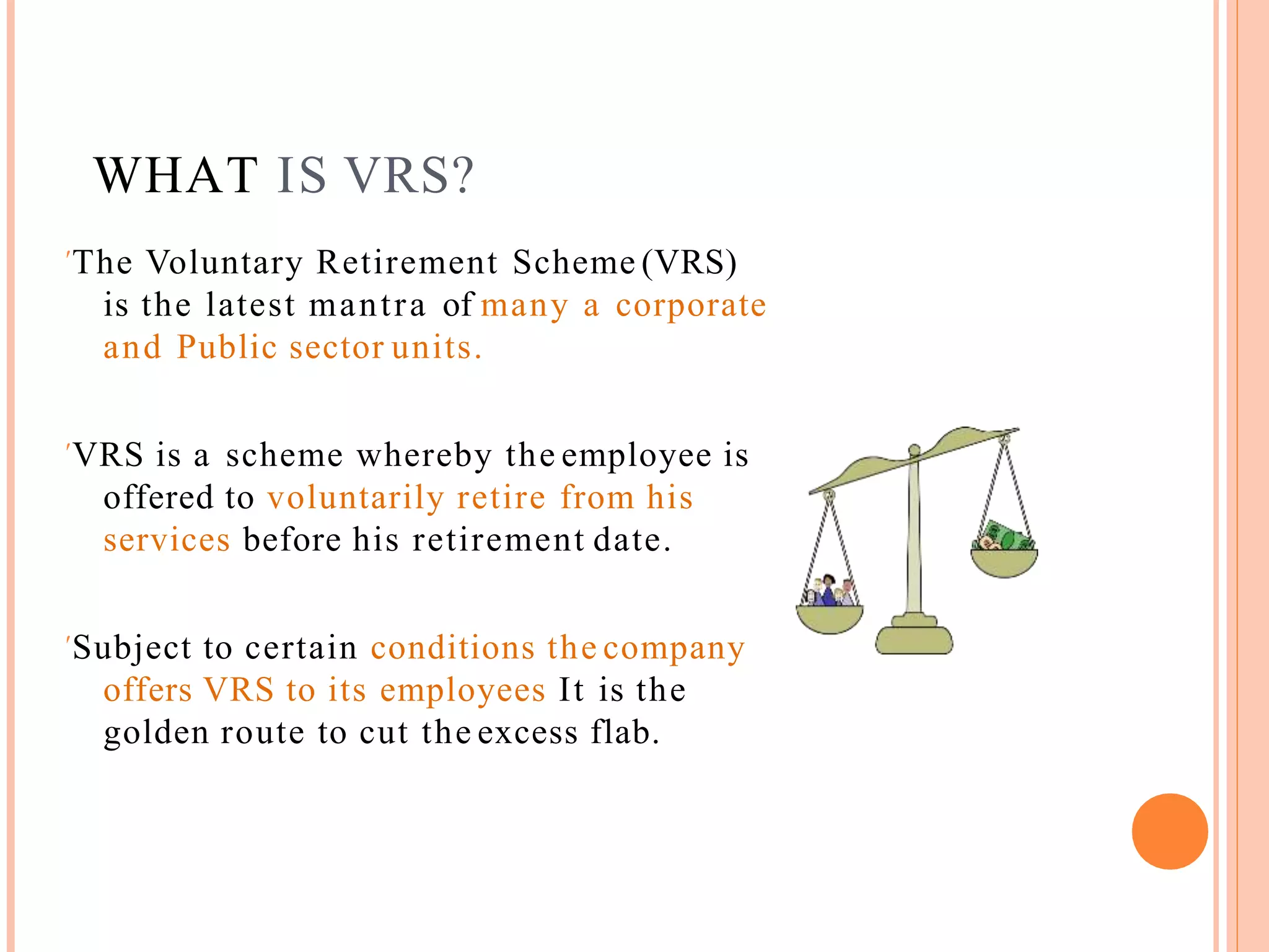 Compulsory retirement and voluntary retirement | PPTX