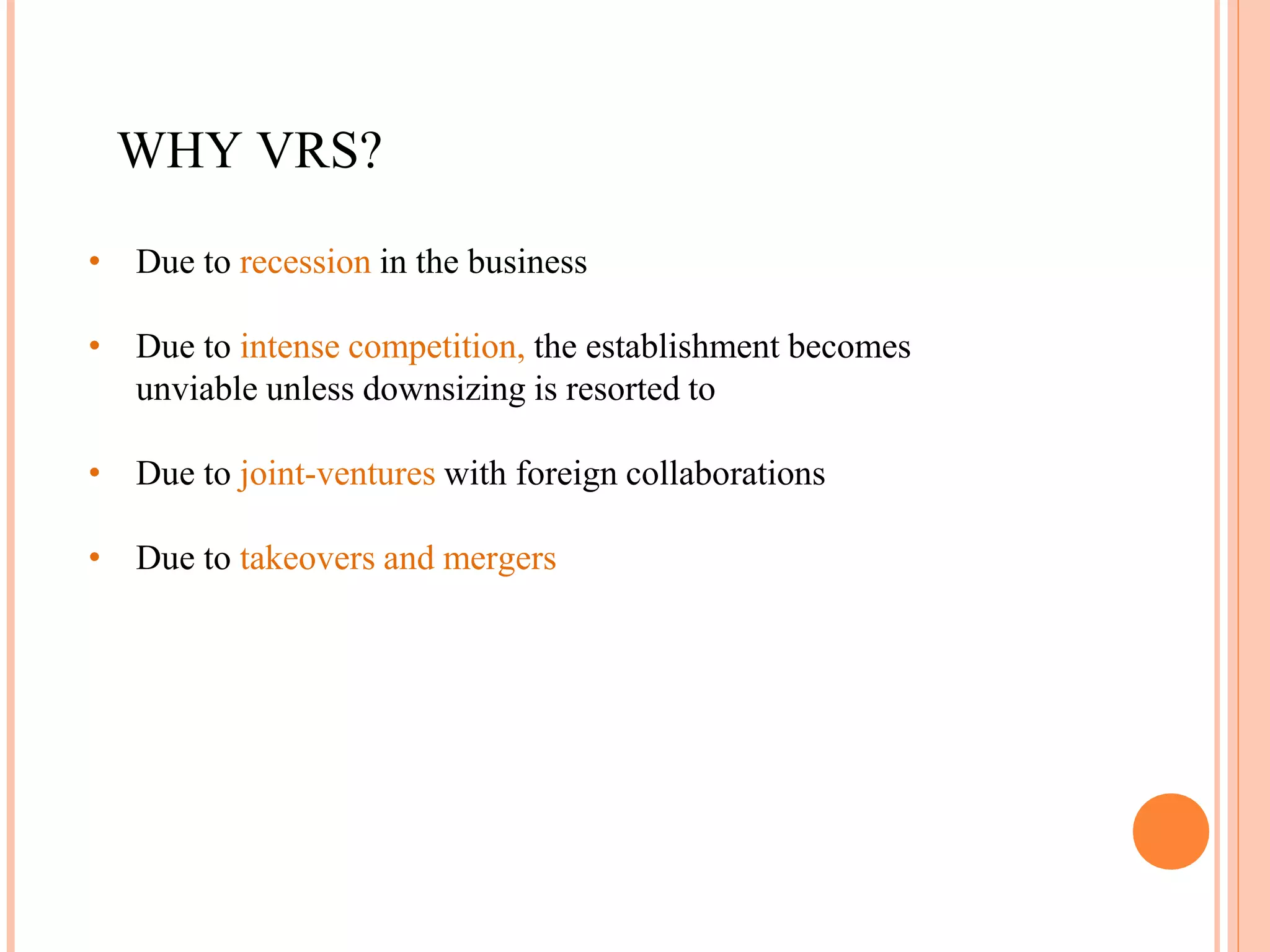 Compulsory retirement and voluntary retirement | PPTX