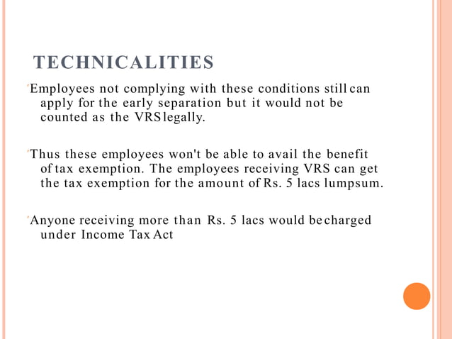Compulsory retirement and voluntary retirement | PPTX