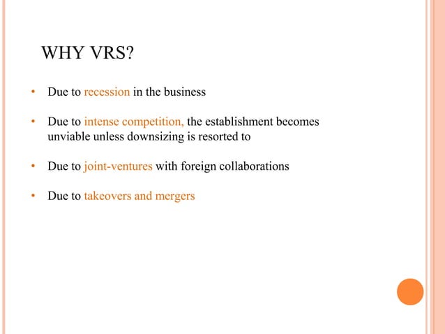 Compulsory retirement and voluntary retirement | PPTX