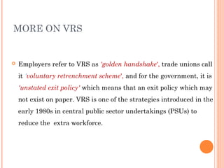 Voluntary retirement scheme1 | PPT