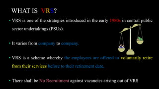 Voluntary Retirement Scheme - VRS | PPTX