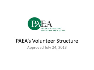 Volunteer Structure | PPT