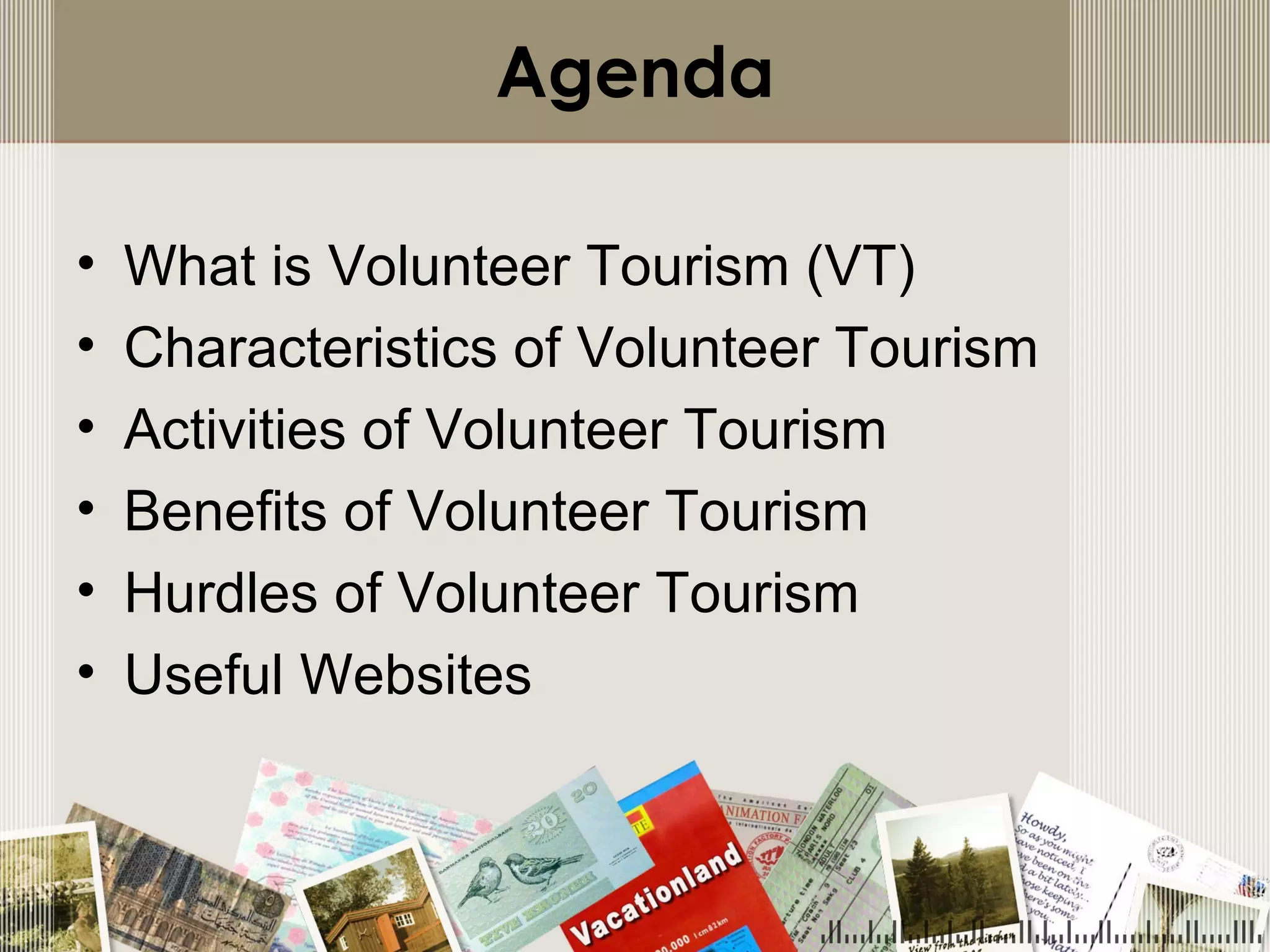 Volunteer tourism | PPT