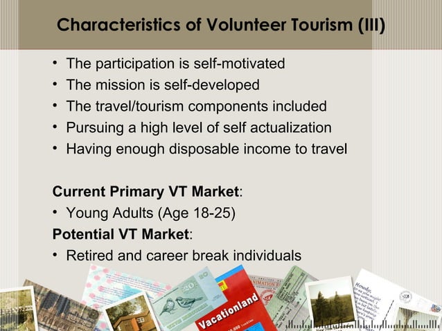 Volunteer tourism | PPT | Travel