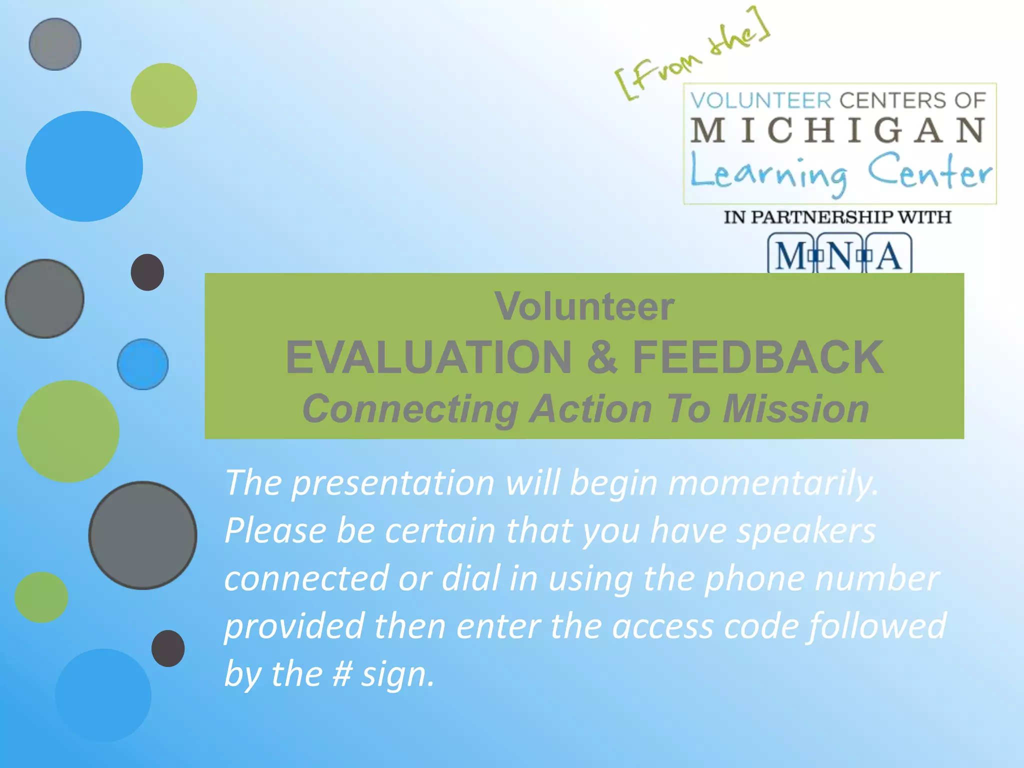 Volunteer evaluation | PPTX