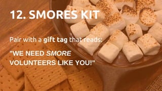 12 Days of Volunteer Appreciation - Gift Guide | PPT