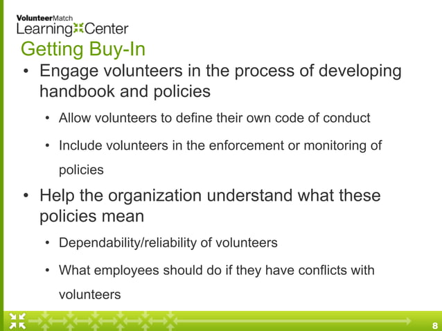 Playing by the Rules: Creating an Effective Volunteer Handbook