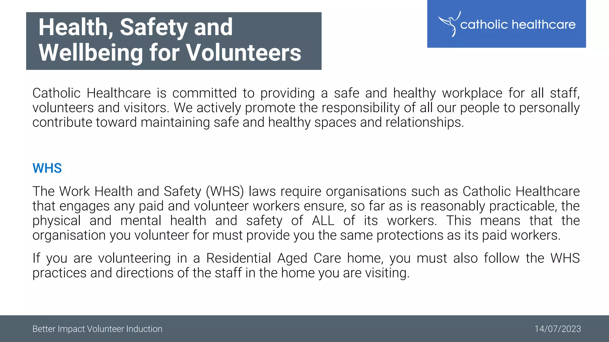 Volunteer Induction | PPTX