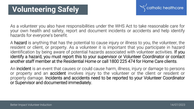 Volunteer Induction | PPTX | Christianity | Religion & Spirituality