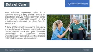 Volunteer Induction | PPTX