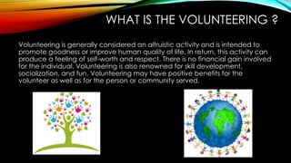 Volunteering | PPTX