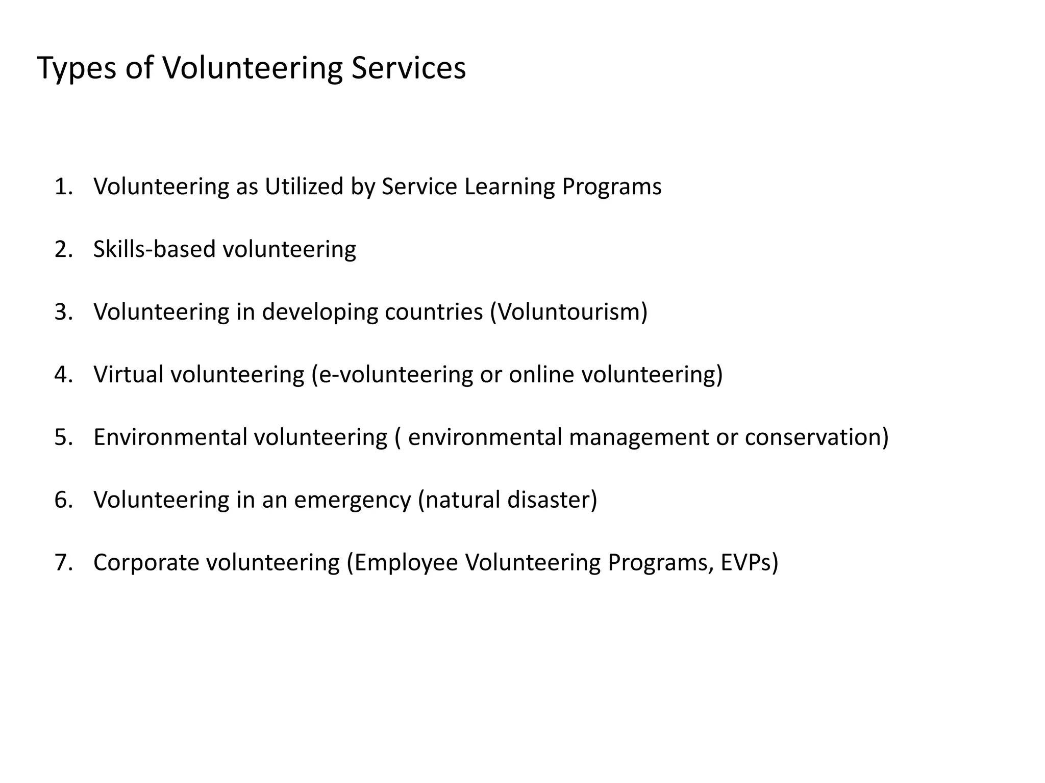 Volunteering | PDF