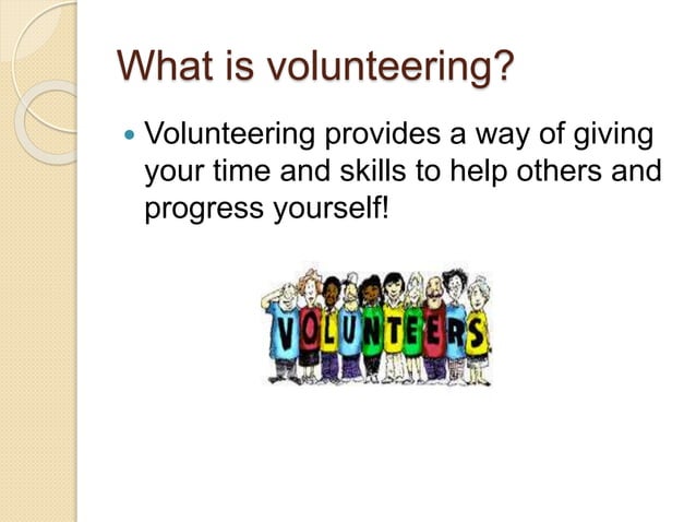 Volunteering | PPT