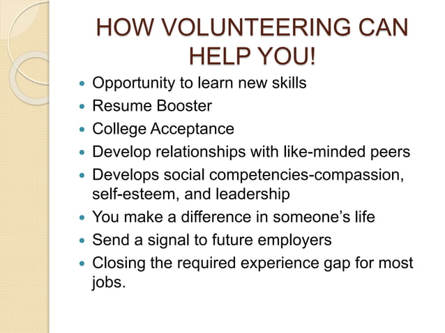 Volunteering | PPT