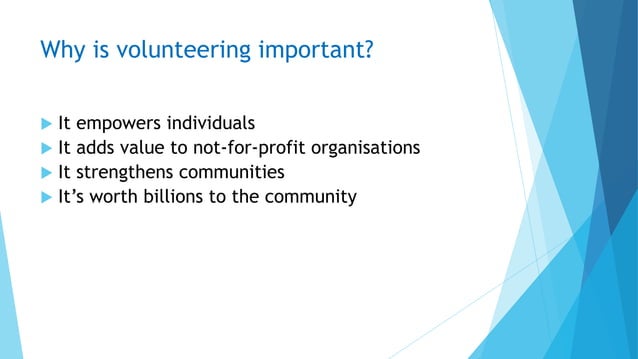 Volunteering... what is it | PPTX