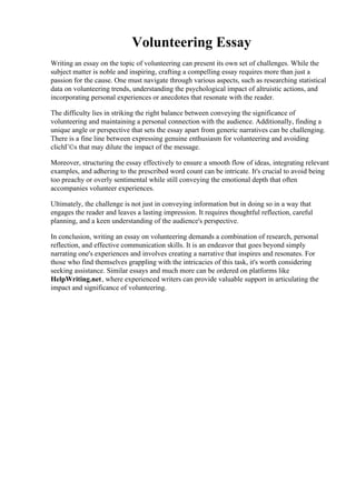 Volunteering Essay.pdf