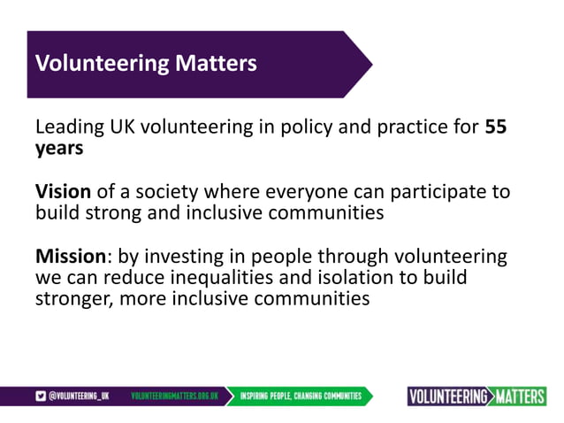 Unlocking Potential; Fulfilling Potential - Volunteering Matters ...