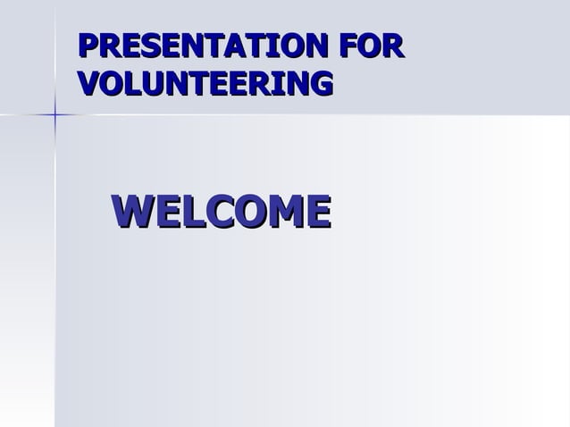 Volunteering Presentation | PPT