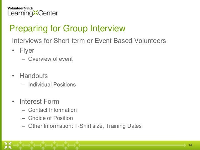 Successful Volunteer Interview Strategies | PDF