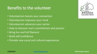 Volunteerism by Eric M | PPT