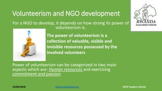 Volunteerism by Eric M | PPT